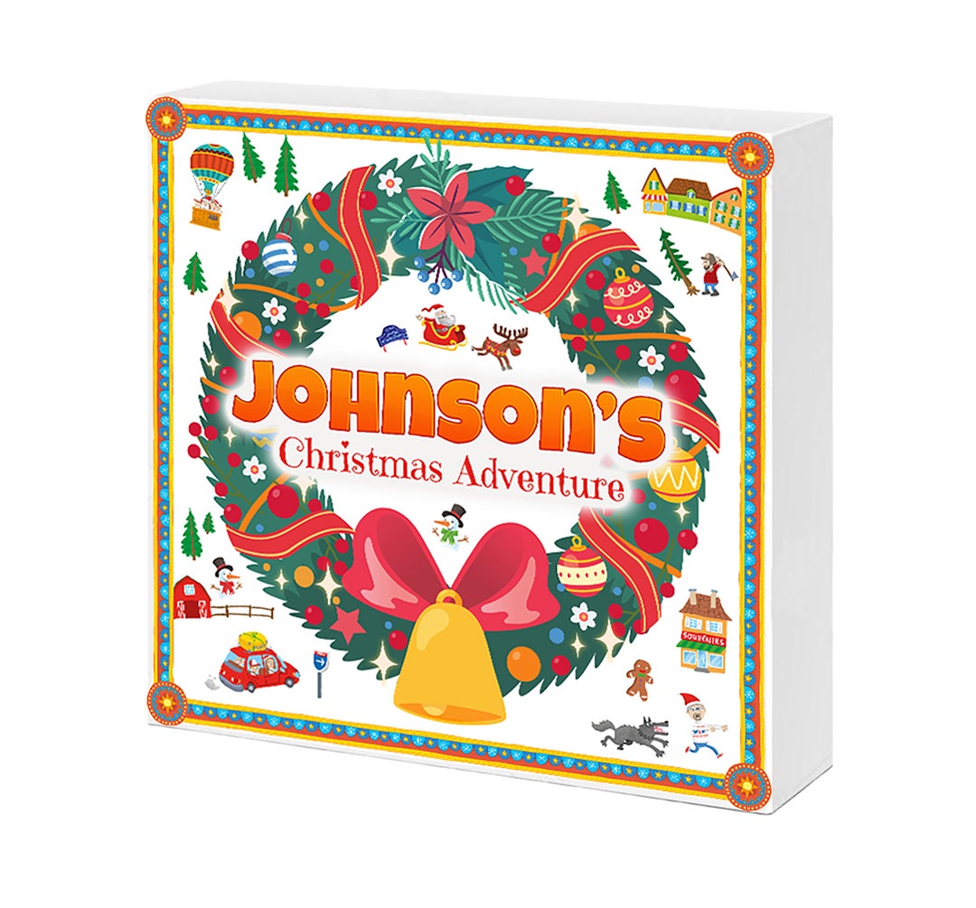 Retro Vintage Style Roll-and-move Board Game Christmas Adventure ...