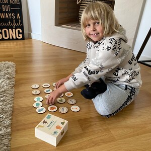 Wooden Memory Game Toys and Games Personalized Gifts for Kids Matching ...