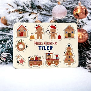 Wooden Name Puzzle Personalized Christmas Gifts for Kids Name Puzzle ...