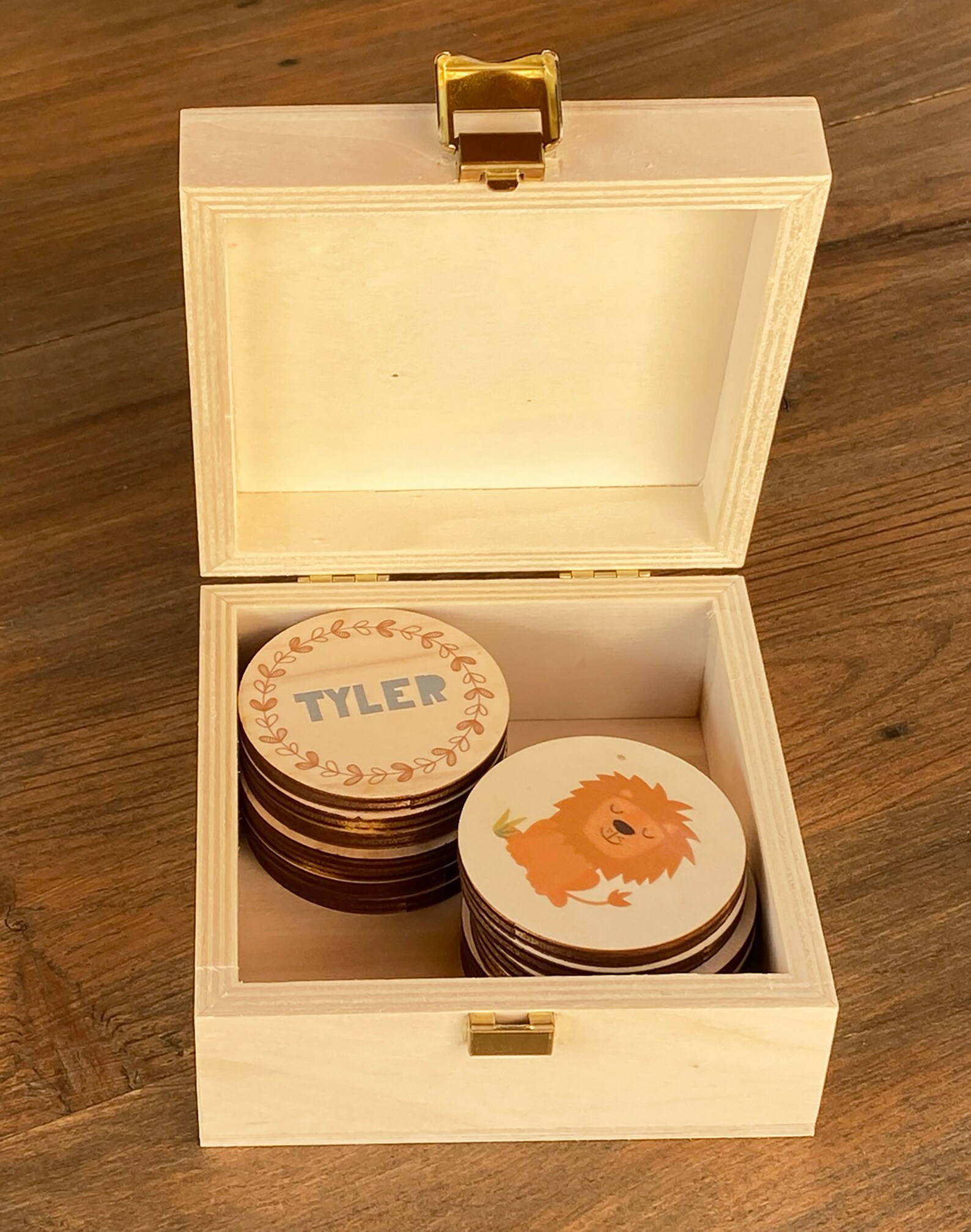 Wooden Memory Game Toys and Games Personalized Gifts for Kids Matching ...