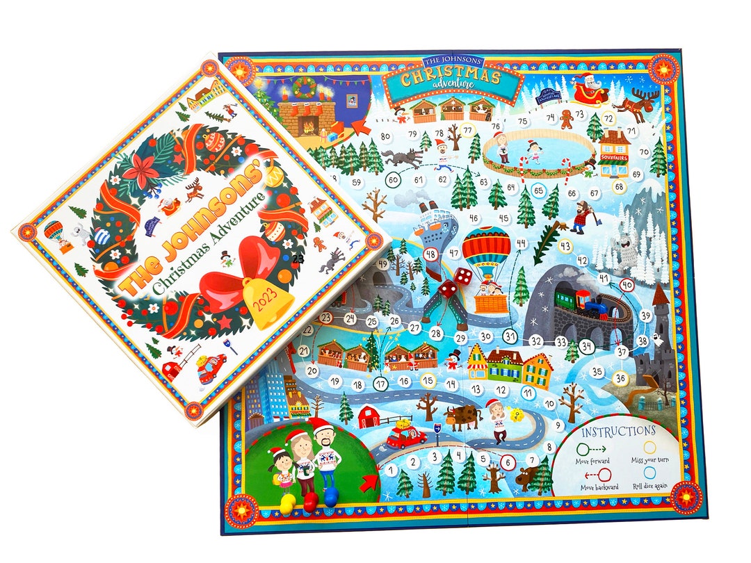 Custom Board Game Personalized Family Board Game Funny Gifts for ...