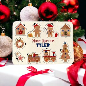 Wooden Name Puzzle Personalized Christmas Gifts for Kids Name Puzzle ...