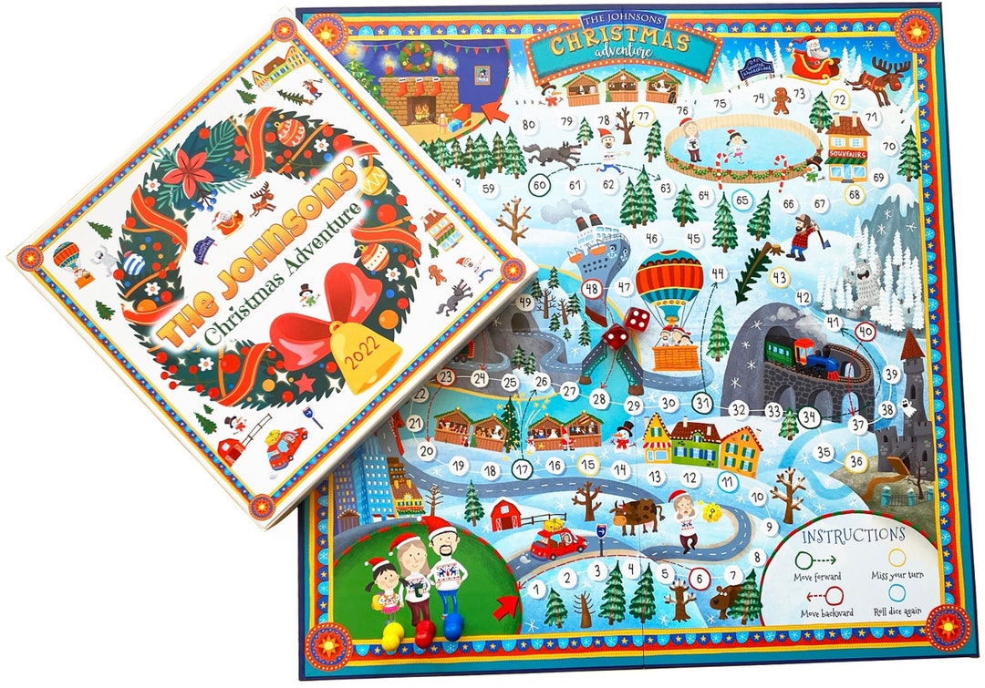 Custom Board Game Personalized Family Board Game Funny Gifts - Etsy
