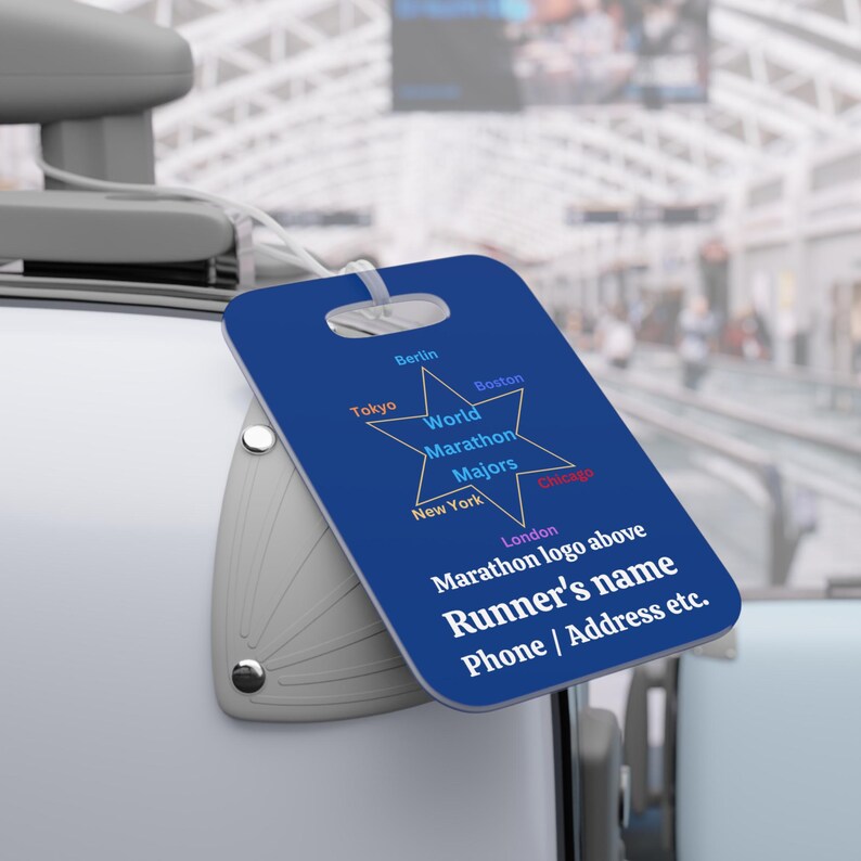 Luggage Tags World Marathon Major Marathons - Etsy