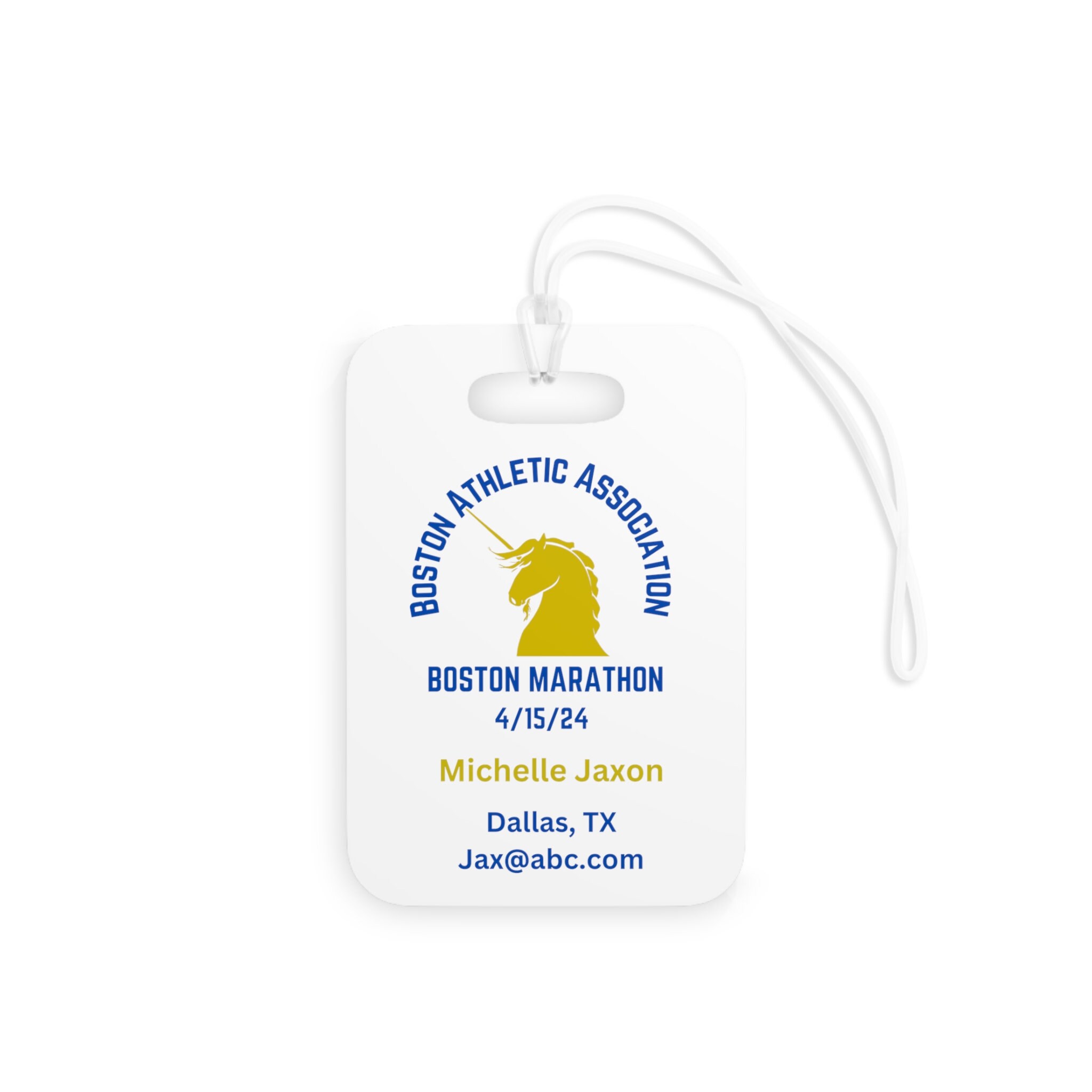 2024 Boston Marathon Luggage Tags - Etsy