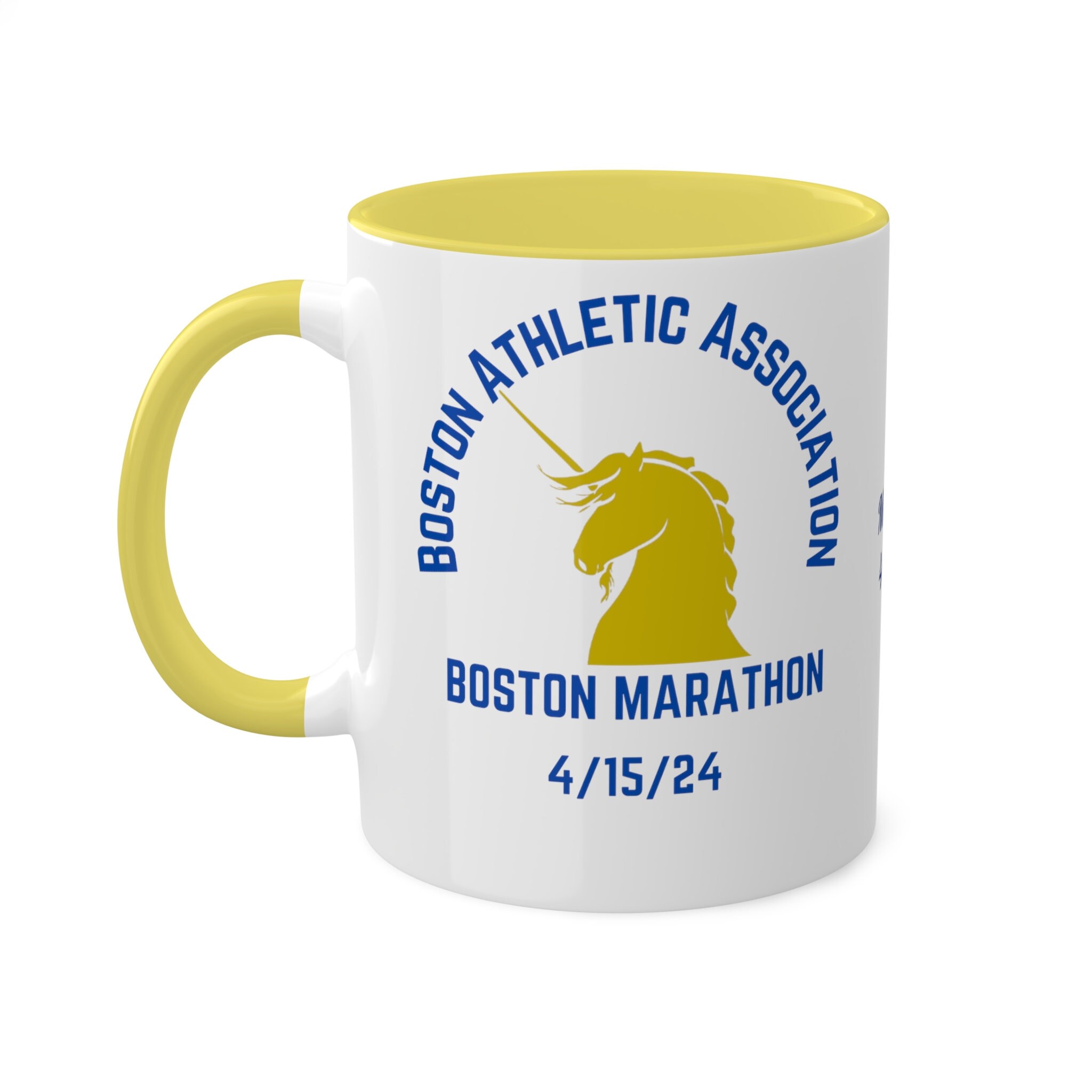 2024 Boston Marathon Mug With Accent Colors, 11oz Customize With Your ...