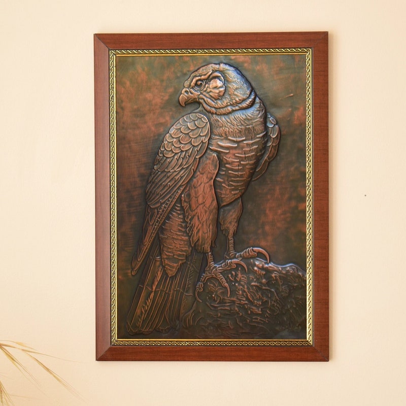 Metal Hawk Wall Art - Etsy