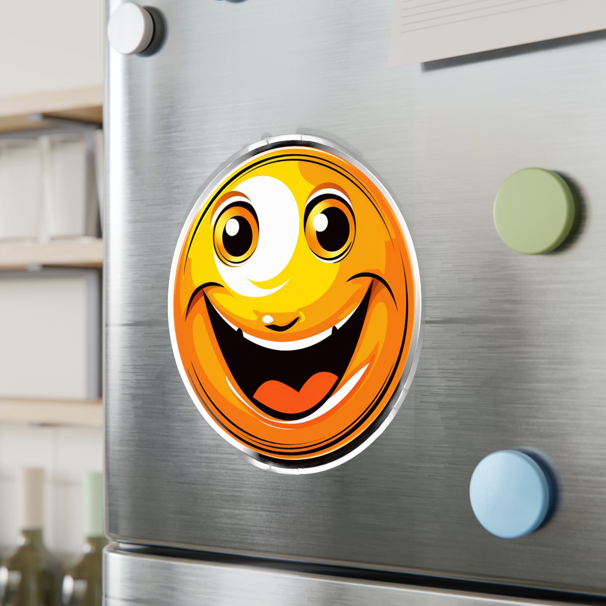 Smiley Face Vinyl Sticker Emoji Vinyl Cutout Smile Vinyl - Etsy