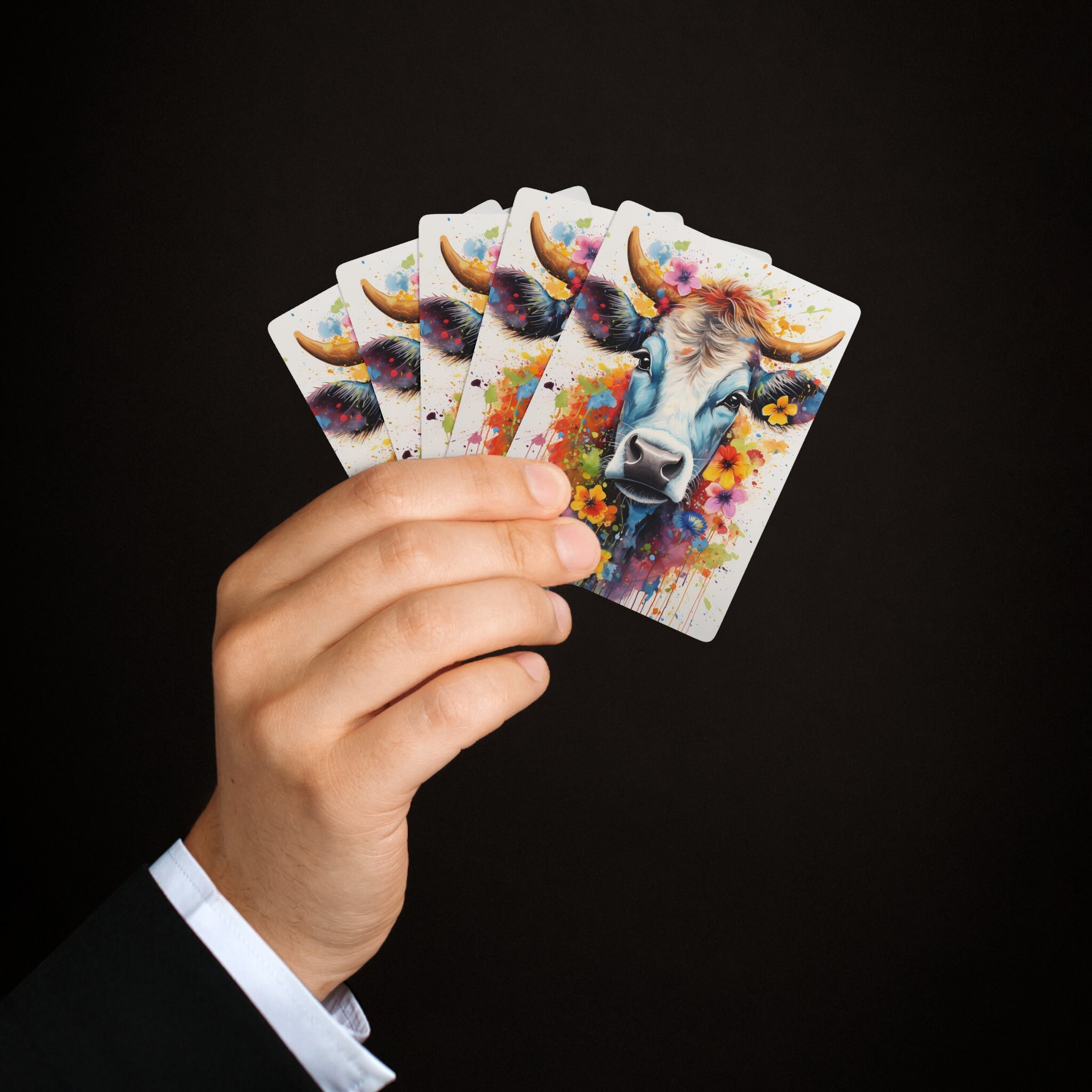 Cows Playing Cards Deck of Cards Personalized Playing Cards Poker Cards ...