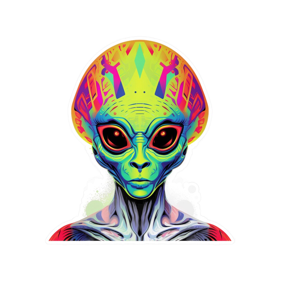 Alien Vinyl Sticker Creature Vinyl Cutout Monster Vinyl - Etsy