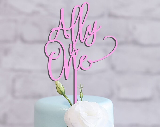 Initial Wedding Cake Topper Gold Cake Topper Custom Cake - Etsy