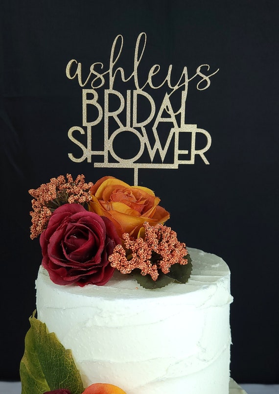 Bridal Shower Cake Topper Bridal Shower Brunch Topper for - Etsy