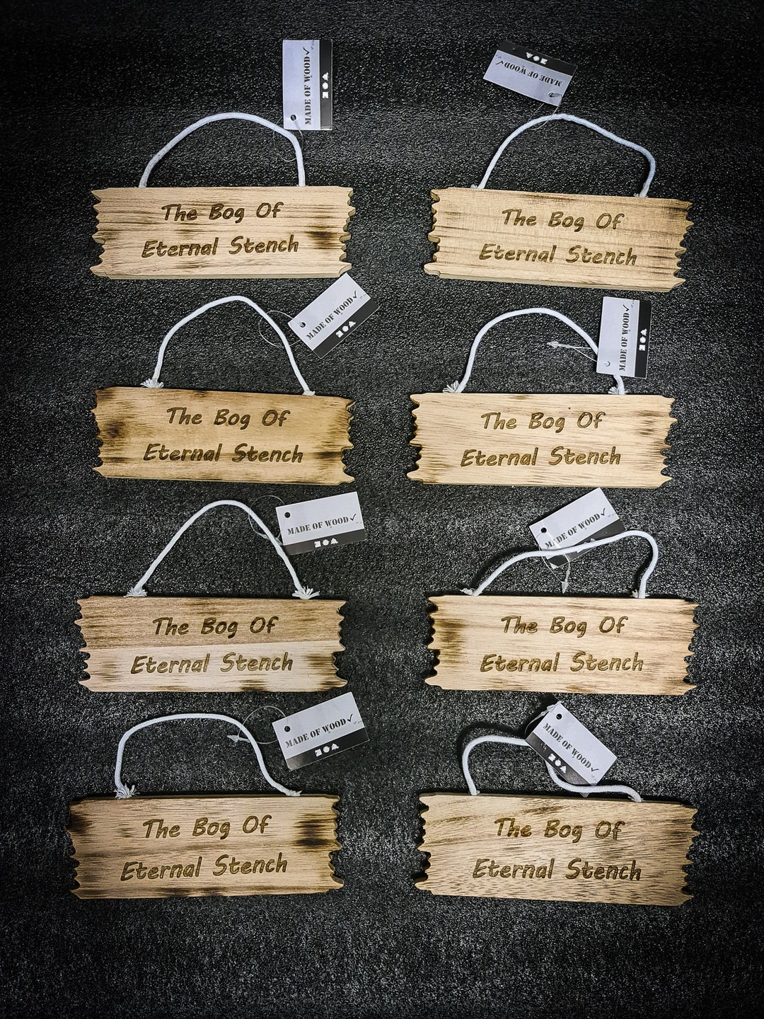 Labyrinth Inspired Bog of Eternal Stench Wooden Sign. Laser Engraved ...