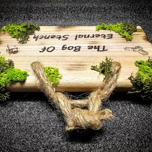 Labyrinth Inspired Bog of Eternal Stench Wooden Sign. Laser Engraved ...