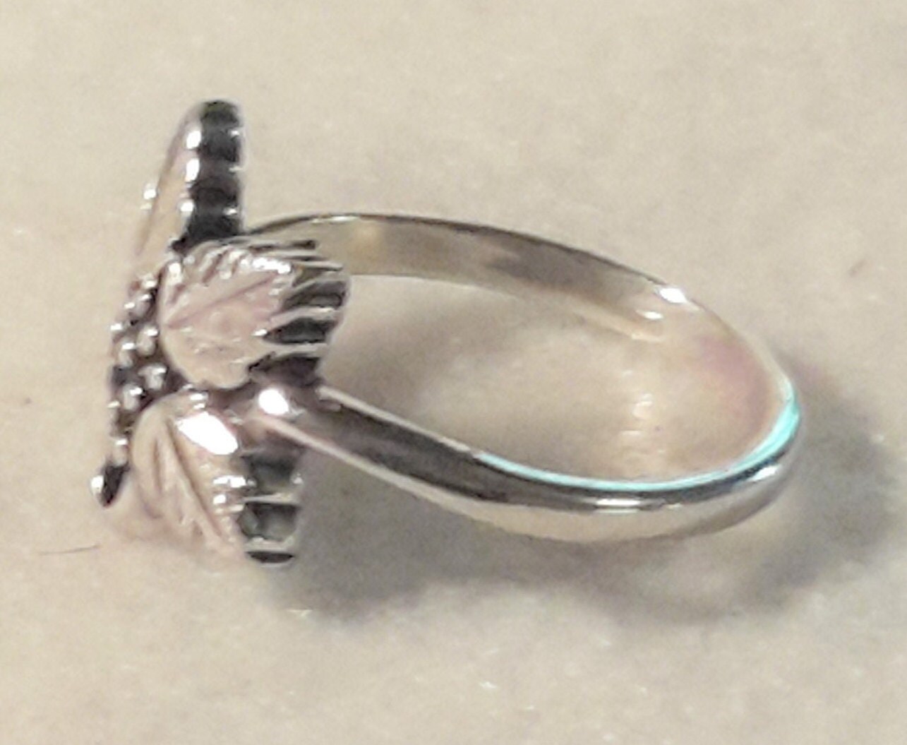 GRAPES Design Ring Sterling Silver Size 8 1/4 See Desc. - Etsy