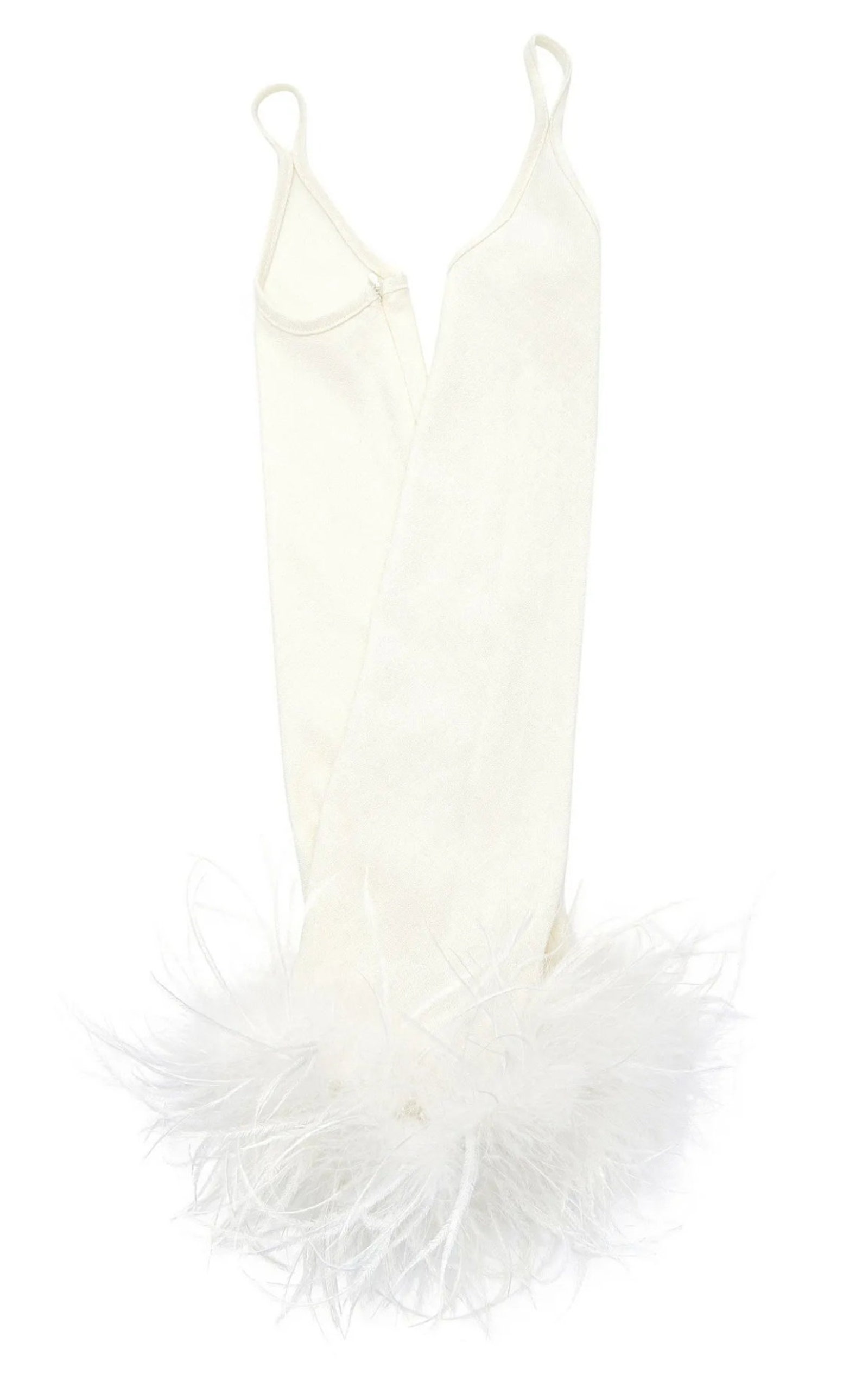 Detached 3/4 Slim Feather Trimmed Bicep Finger Loop Sleeves - Etsy