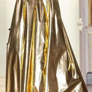 Elegant Metallic Gold/silver Special Occasion Party Event Cape Jacket ...
