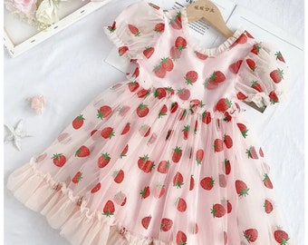 Strawberry Dress | Etsy