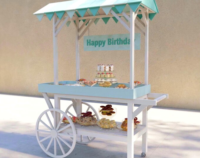 DIY PLANS for Full Sized Wooden Candy Cart - Includes Purchase List ...