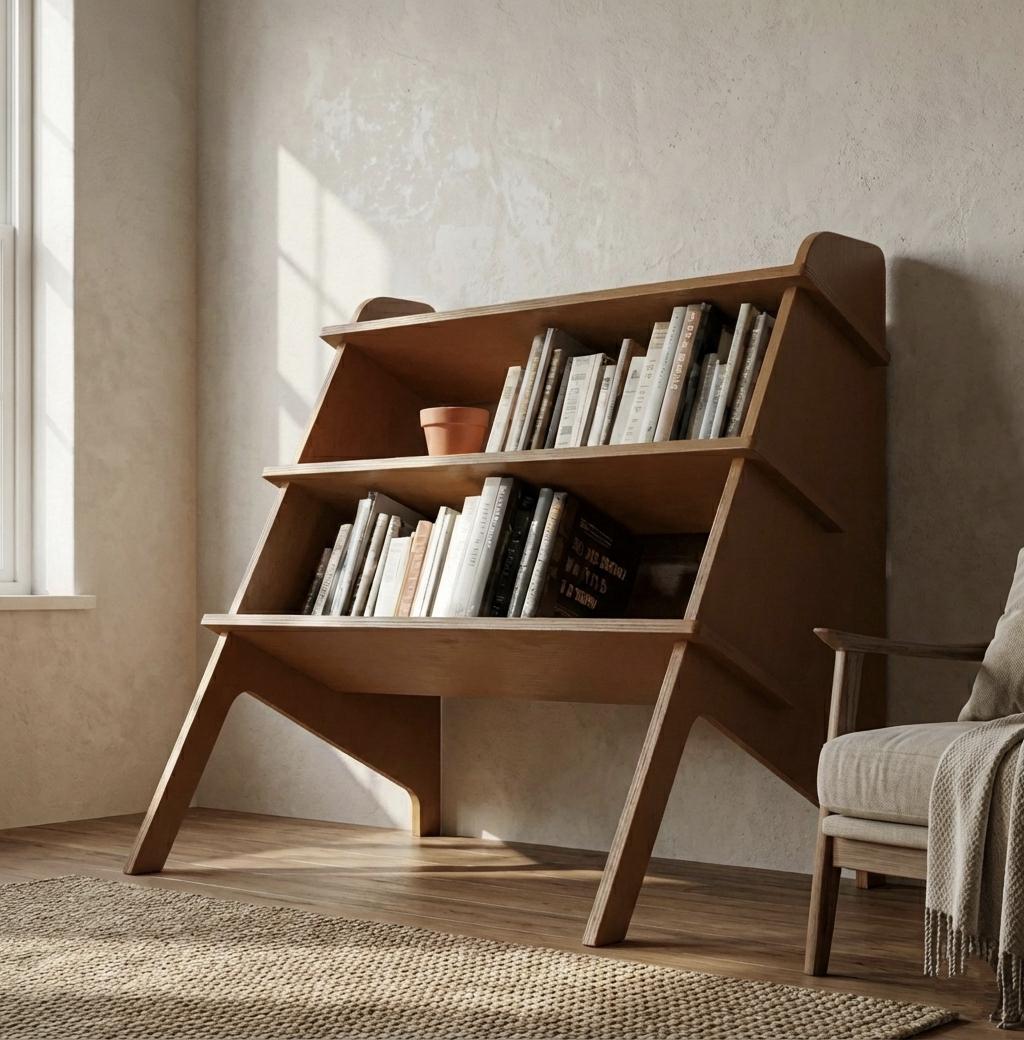 Shelves for Books / Cnc Cut / Living Room Corner Shelves / Digital ...