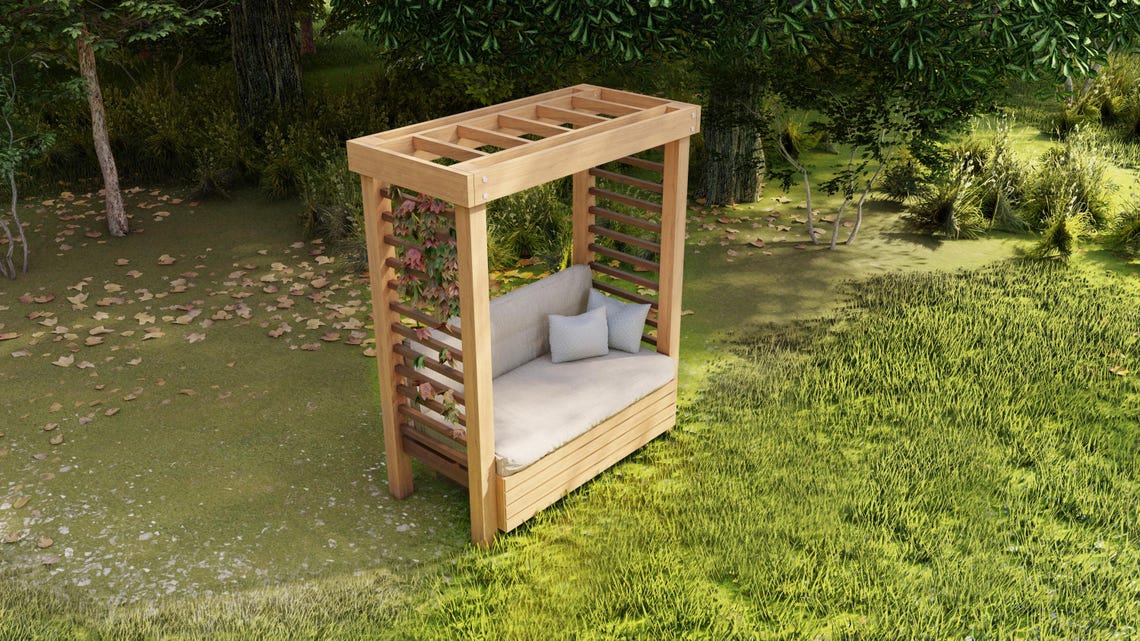 Arbor Bench DIY Plans - Extending Bench - Digital Download - Etsy