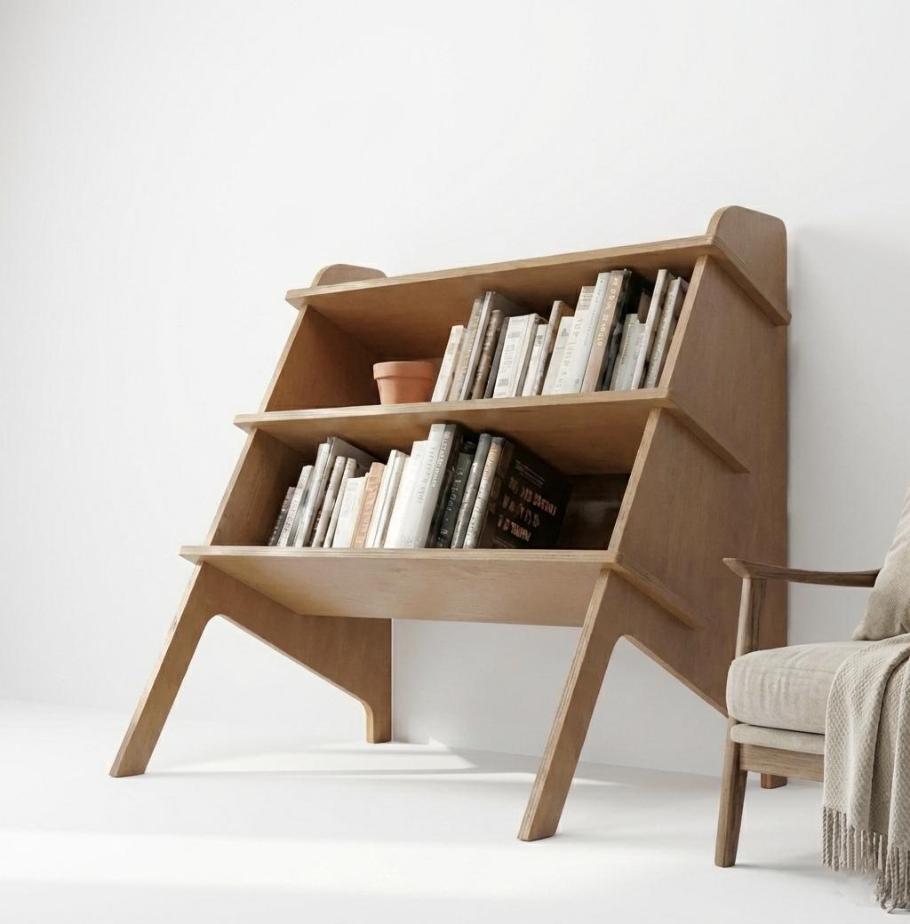 Shelves for Books / Cnc Cut / Living Room Corner Shelves / Digital ...
