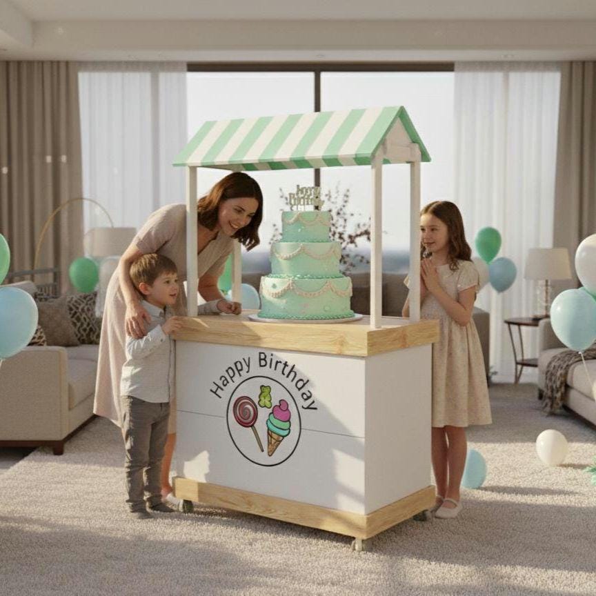 Candy Cart Plans - Foldable Cart / 1' 10” X 3' 4'' / Step-by-step ...
