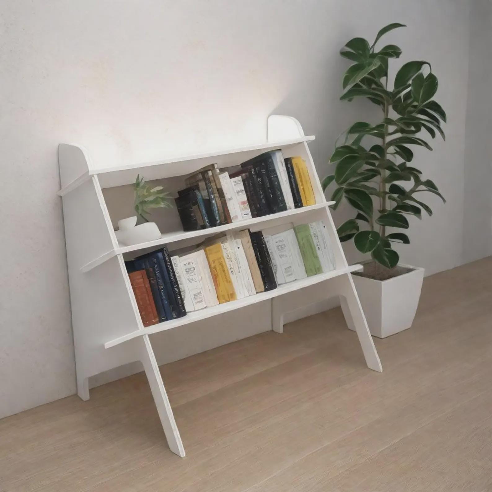 Shelves for Books / Cnc Cut / Living Room Corner Shelves / Digital ...