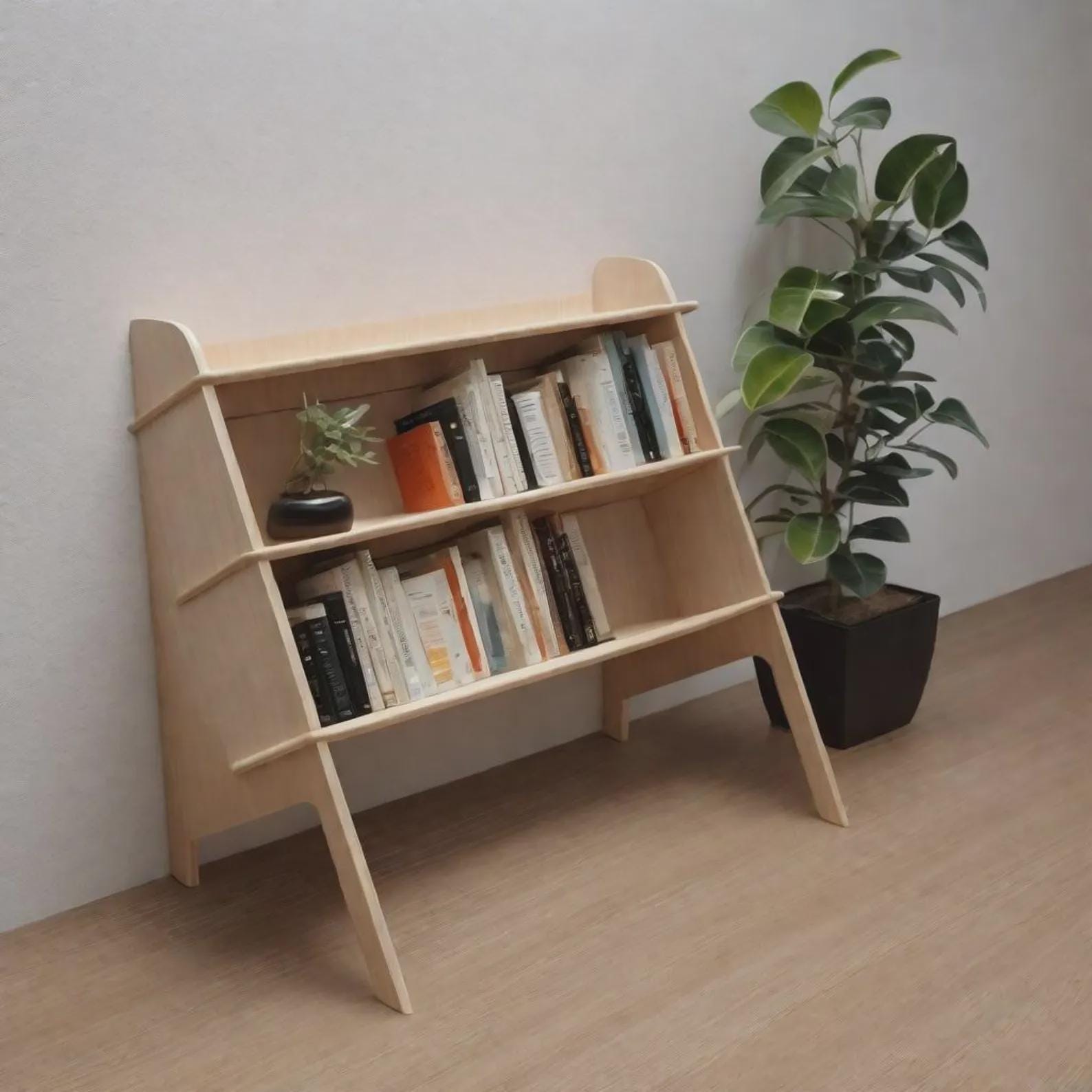Shelves for Books / Cnc Cut / Living Room Corner Shelves / Digital ...