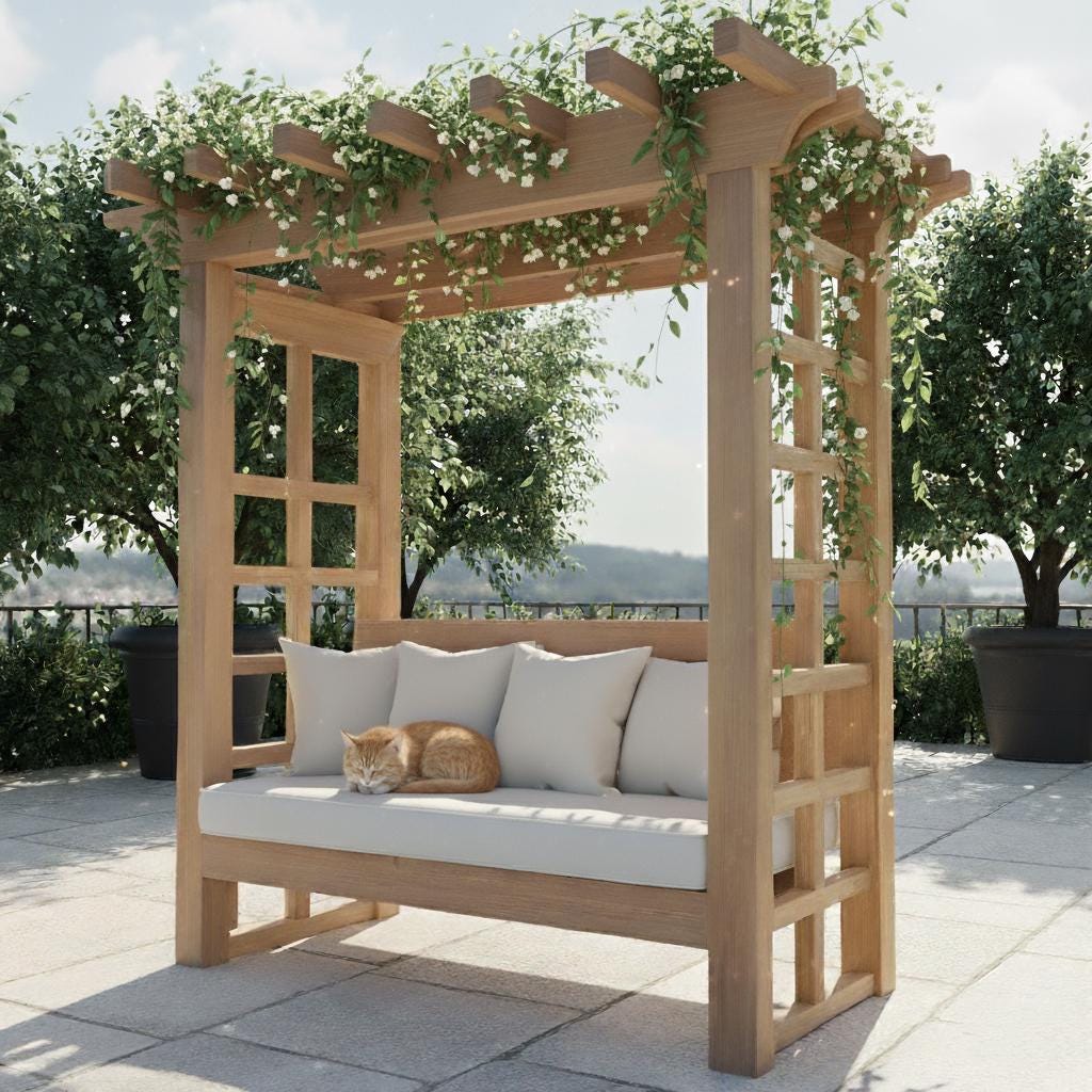 Arbor Bench DIY Plans - Digital Download - Etsy