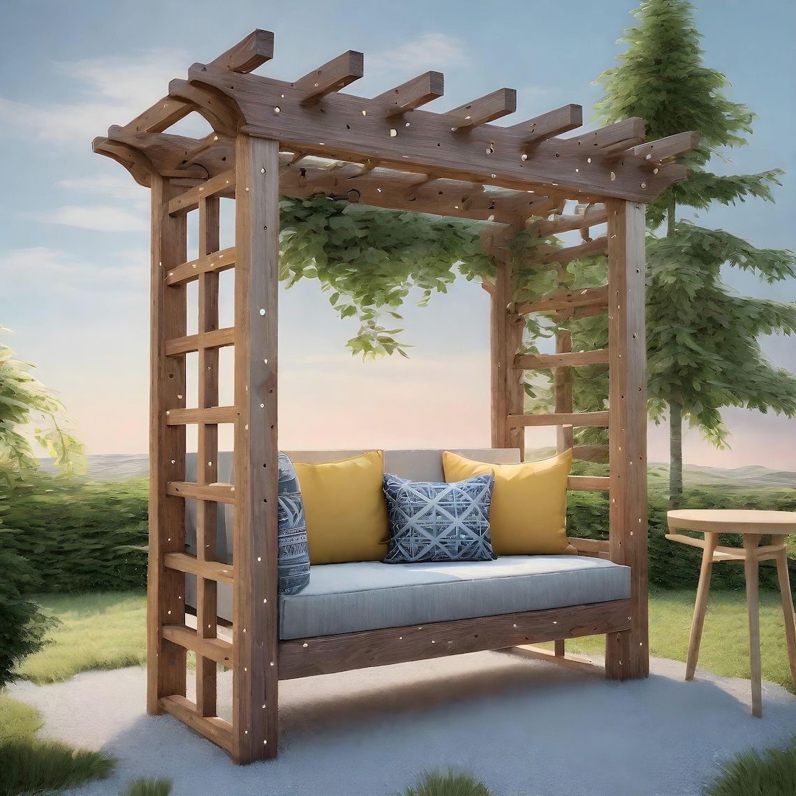Arbor Bench DIY Plans - Digital Download - Etsy
