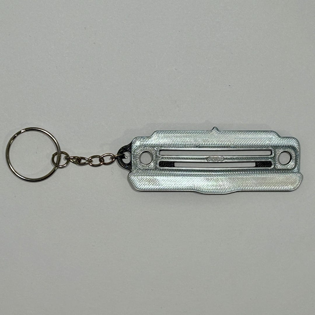 67 68 1967 1968 Chevrolet C10/C20/C30 Keychain - Metallic Silver - Etsy