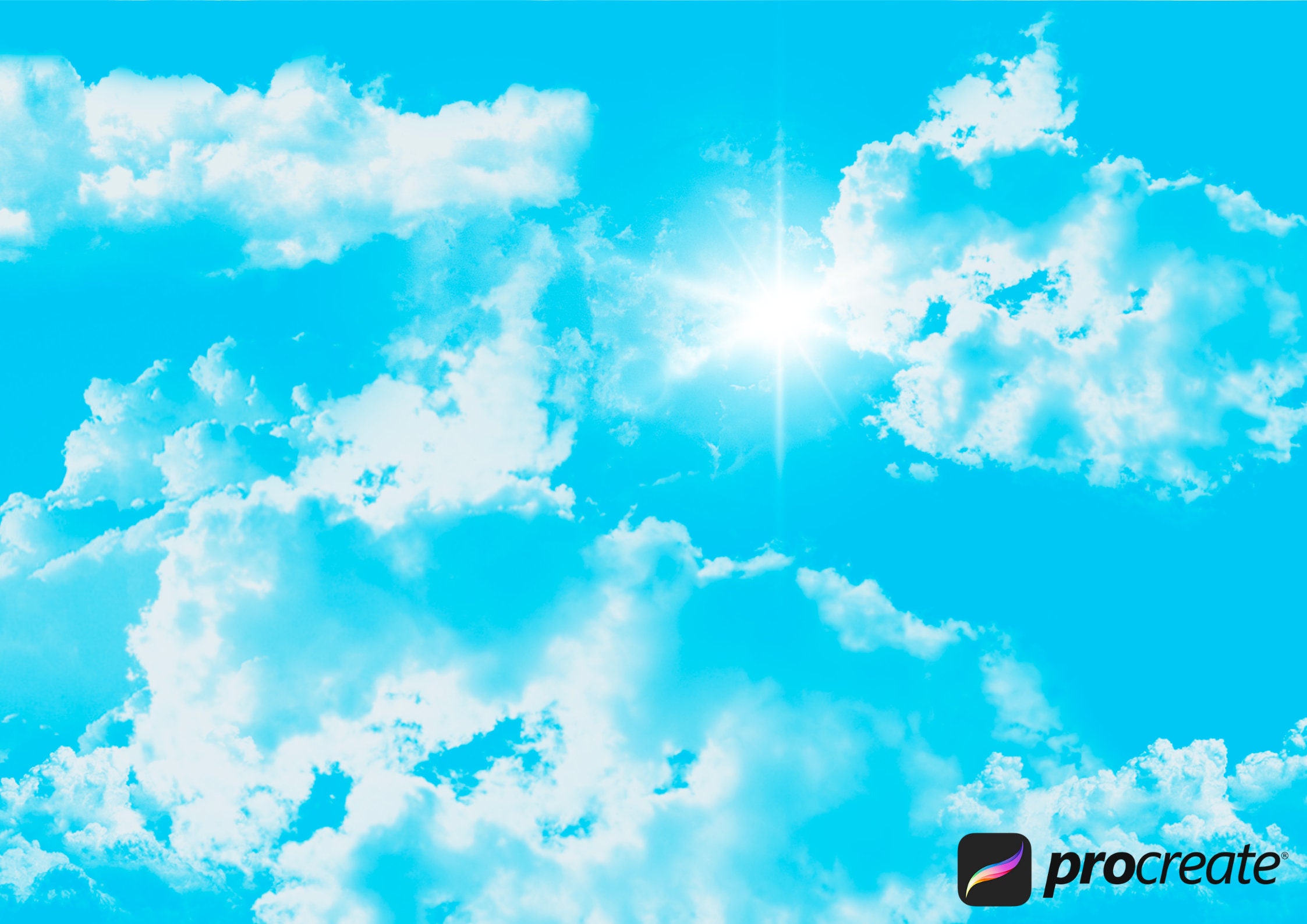 113 Realistic Clouds Procreate Brushes, Best Procreate Bundle iPad ...