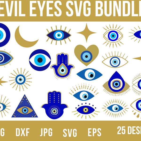 Evil Eye Svg - Etsy