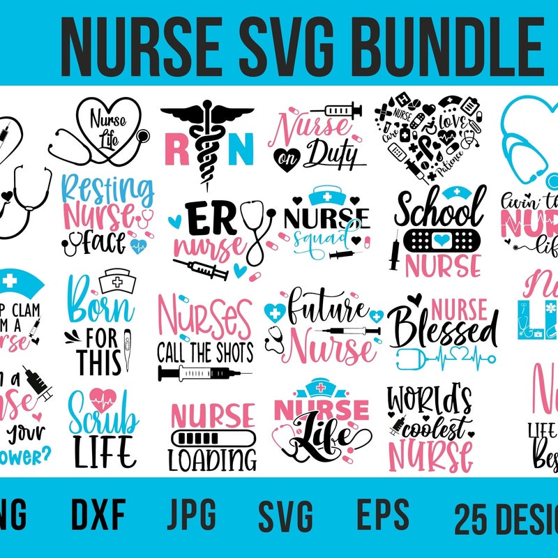 Nursing Svg - Etsy