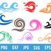 Ocean Sea Waves Svg Bundle, Sea Waves Design Svg, Beach Water Svg ...