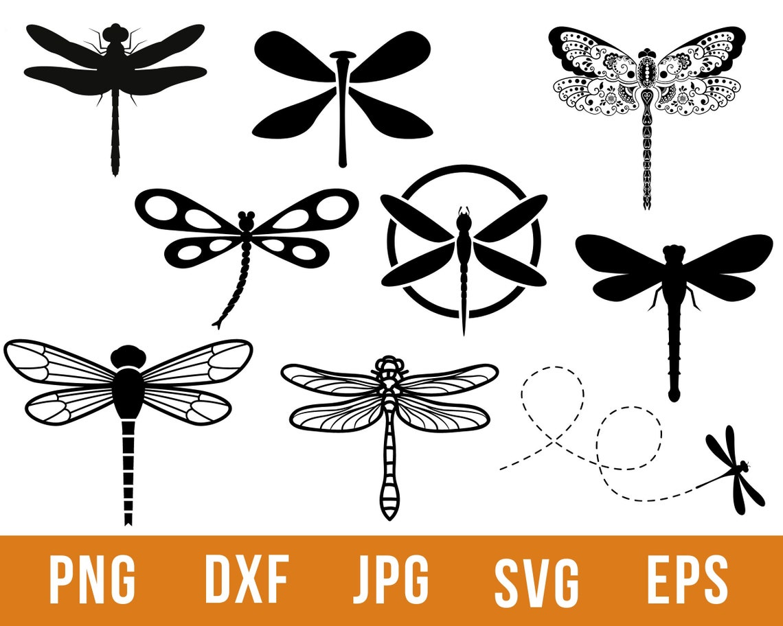 18 Dragonfly Svg Bundle Dragonfly Svg Layered Dragonfly Svg - Etsy