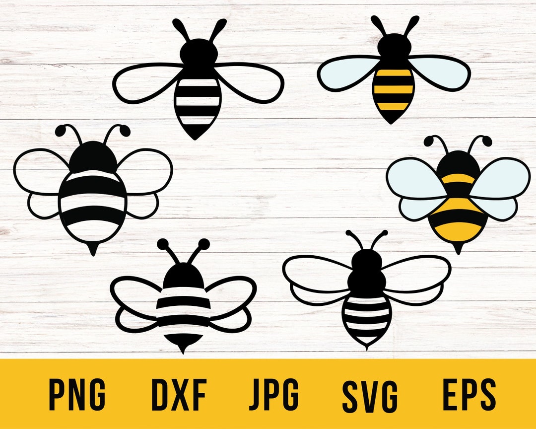 Adorable Bee SVG Files for All Your Crafting Needs Bumblebees, Honey ...