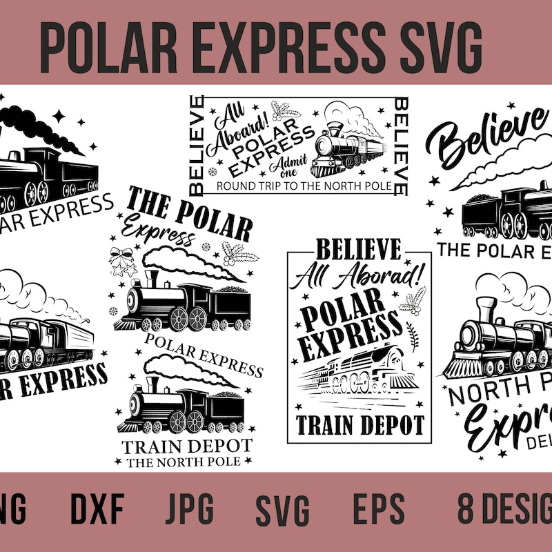 Polar Express Svg - Etsy