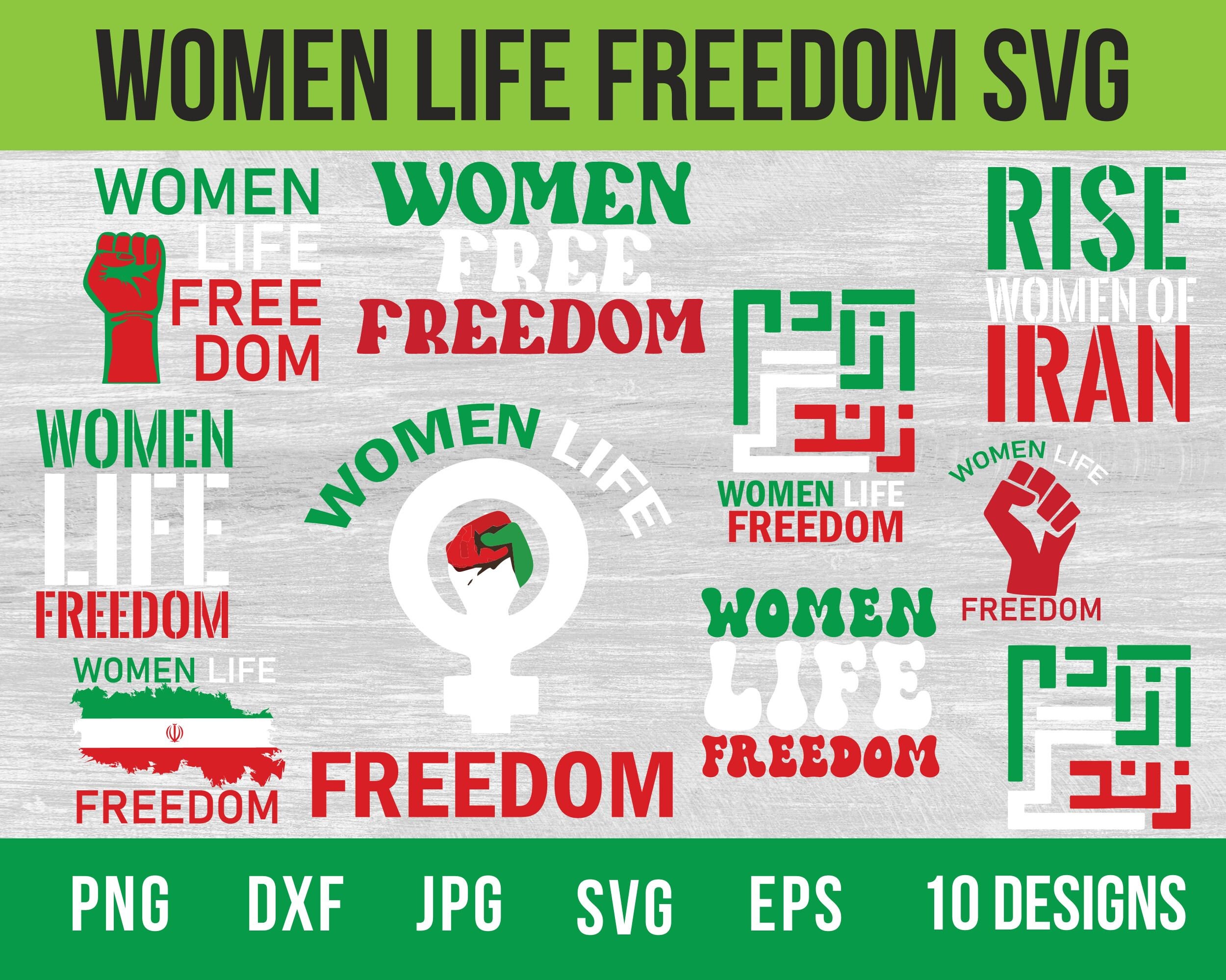 Women Life Freedom Svg Zan Zindagi Azadi Svg Free Iran Svg - Etsy Canada