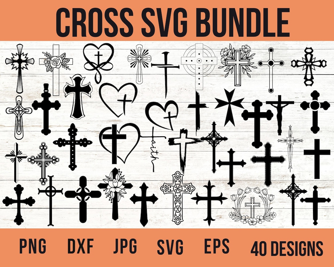 Jesus Cross Svg Bundle , Old Rugged Christian Cross Svg, Faith Cross ...