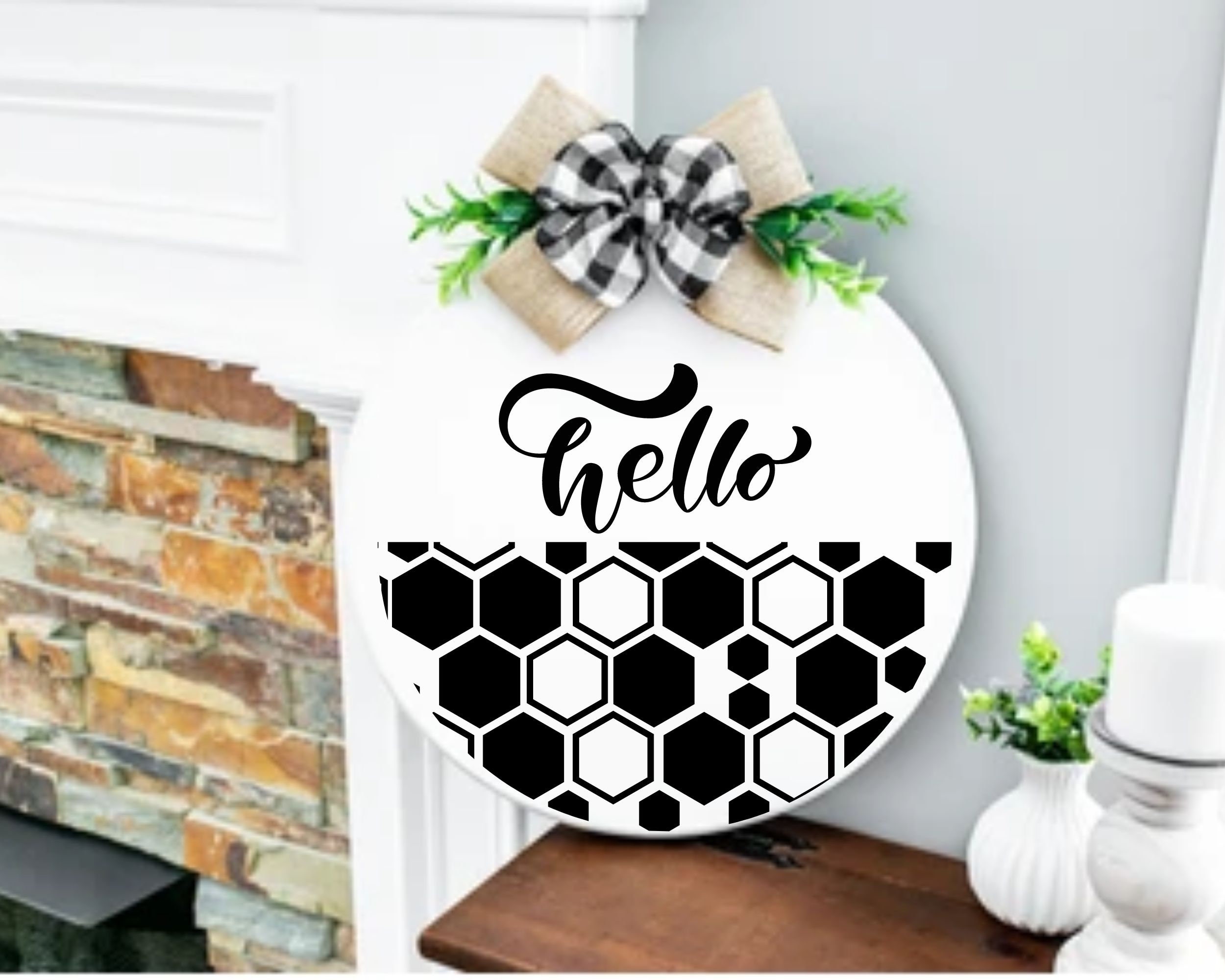 Door Hanger Svg Round Door Sign Svg Welcome Sign Svg - Etsy UK