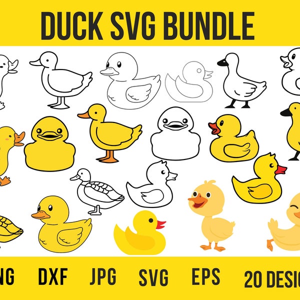 Duck Svg - Etsy