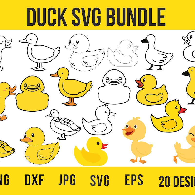 Duck Svg - Etsy