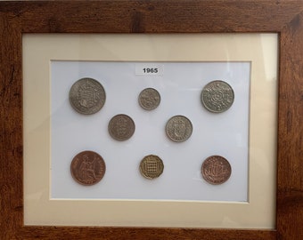 1953 Year Set of Coins in Frame Great 71st Birthday Present - Etsy