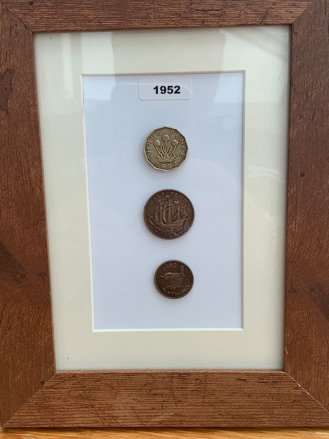 1952 Year Set of Coins in Frame - Great 74th Birthday Present - Etsy