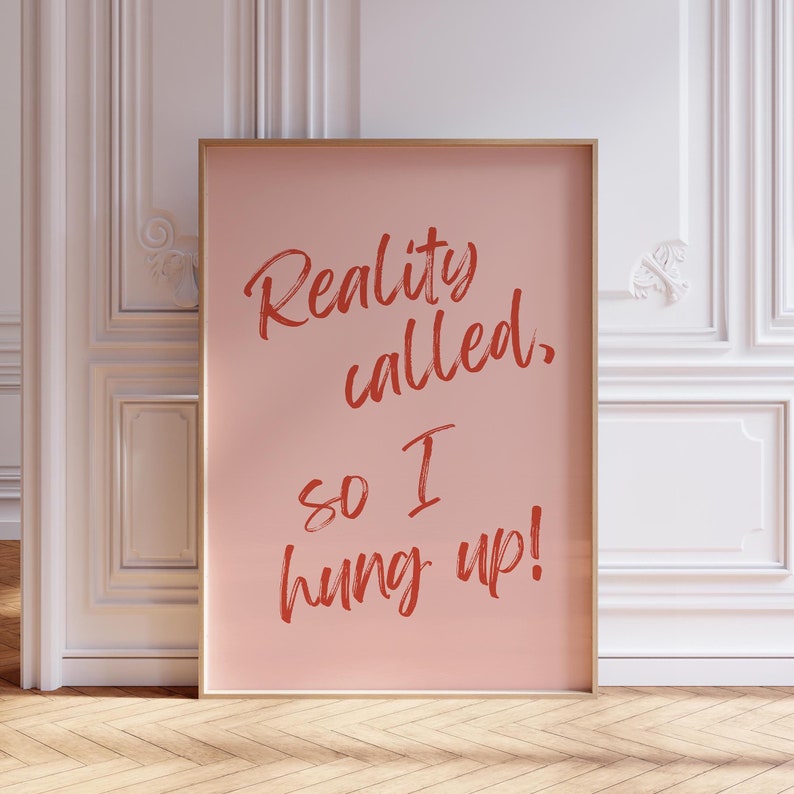 Trendy Wall Art Funny Quote Poster Art Prints Aesthetic Room Decor Wall ...