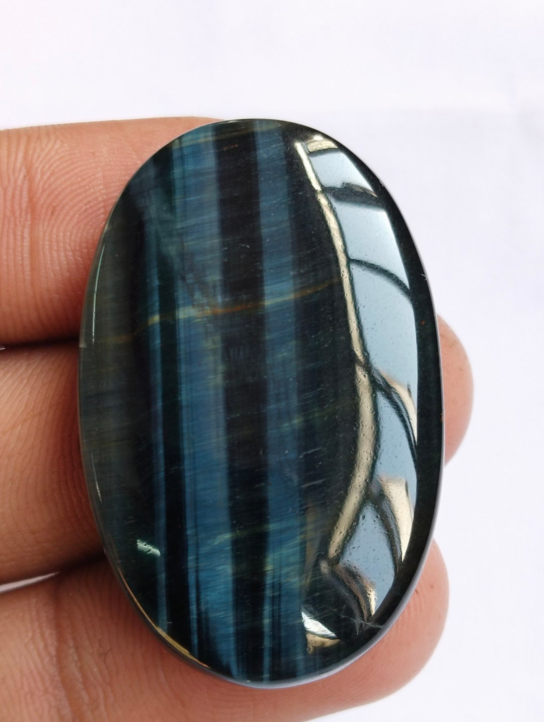 Amazing Quality Natural Blue Tiger Eye Cabochon Semi Precious Gemstone ...