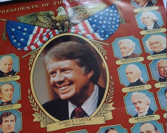 Presidents Calendar - Etsy