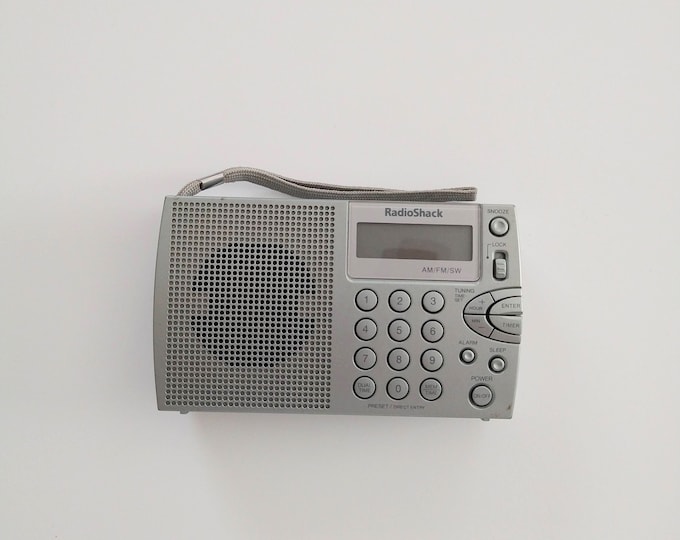 Vintage Radio Shack AM FM SW Radio 1990s - Etsy